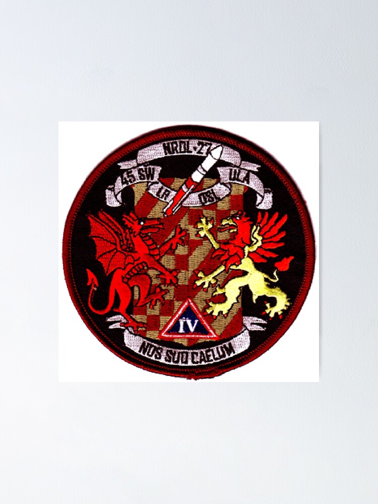 "NRO Launch 27 (NROL-27) Crest" Poster by Spacestuffplus | Redbubble