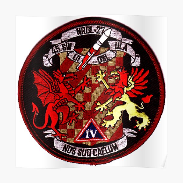 "NRO Launch 27 (NROL-27) Crest" Poster by Spacestuffplus | Redbubble