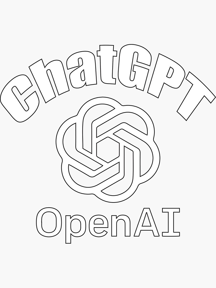 "Chat Gpt Open AI" Sticker for Sale by Bright-Store | Redbubble