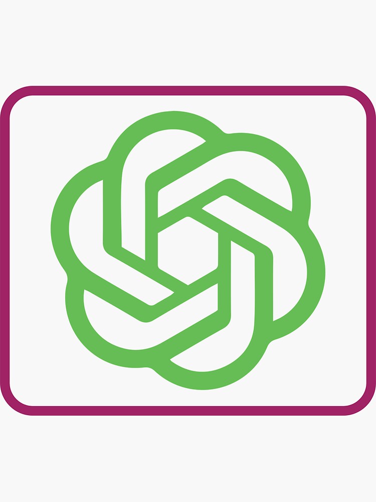 "Chat Gpt sticker" Sticker for Sale by Bright-Store | Redbubble