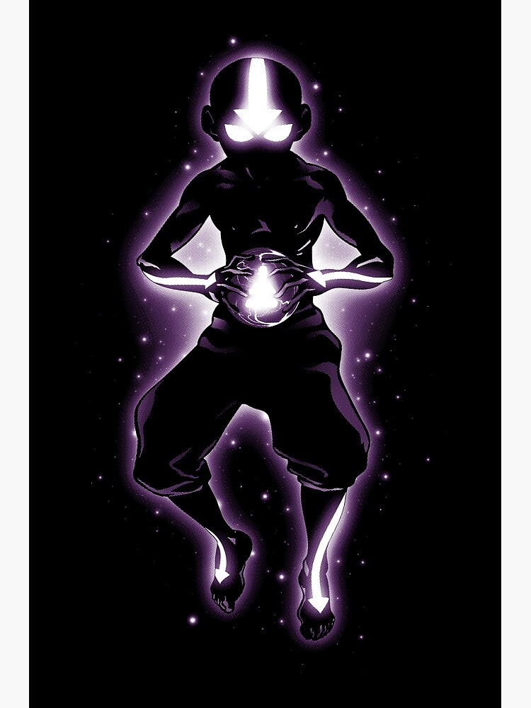 "Meditating Avatar Aang" Poster for Sale by seteki | Redbubble