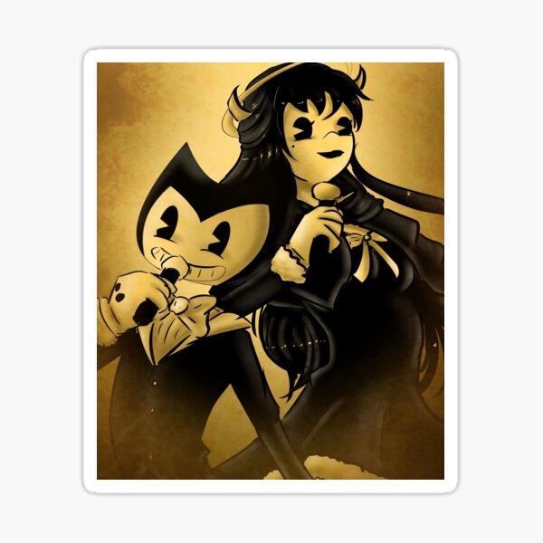 "bendy and the ink machine" Sticker for Sale by hutchinsonbur | Redbubble