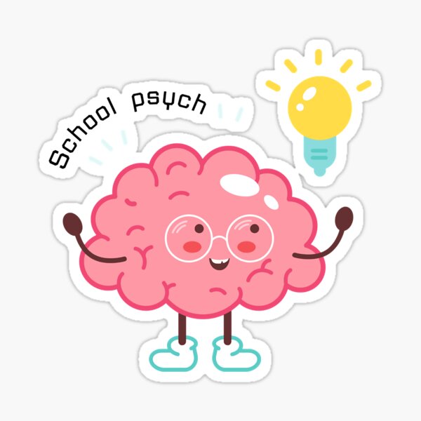 "National school psychology week-school psych " Sticker for Sale by ...