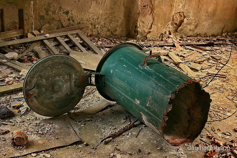 "old dustbin" by dagmar luhring | Redbubble
