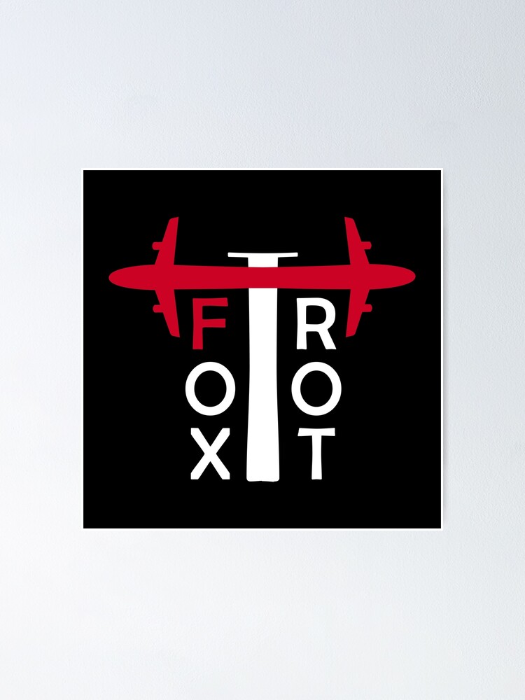 "FOXTROT Aviation Phonetic Alphabet Pilot Airplane" Poster for Sale by ...