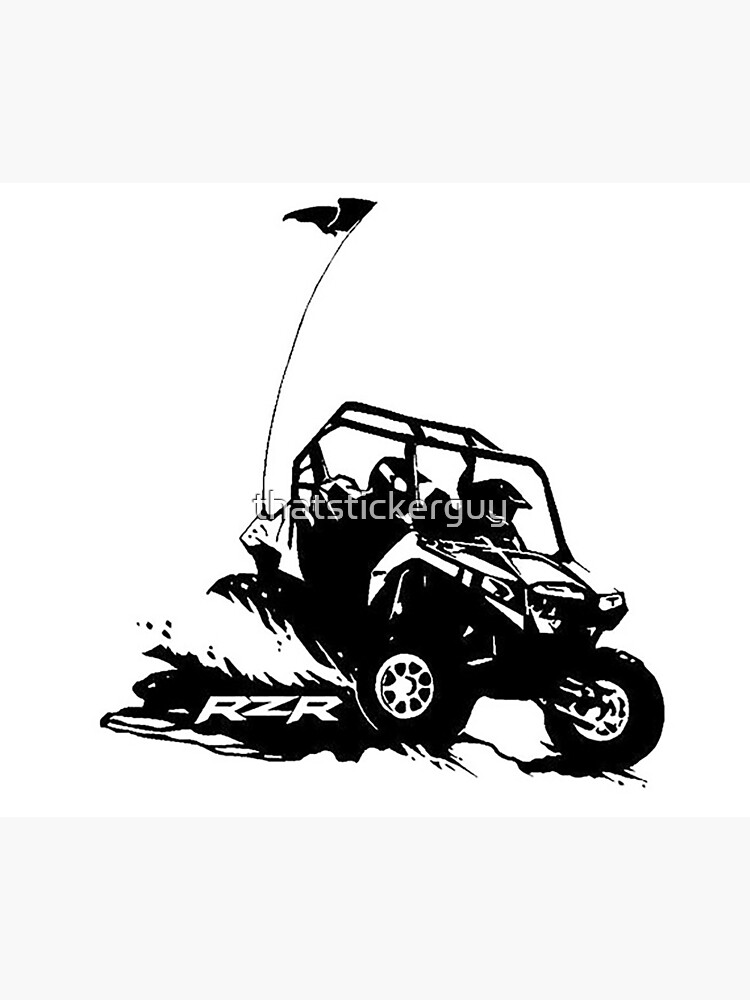 "RZR utv side by side" Poster for Sale by thatstickerguy | Redbubble
