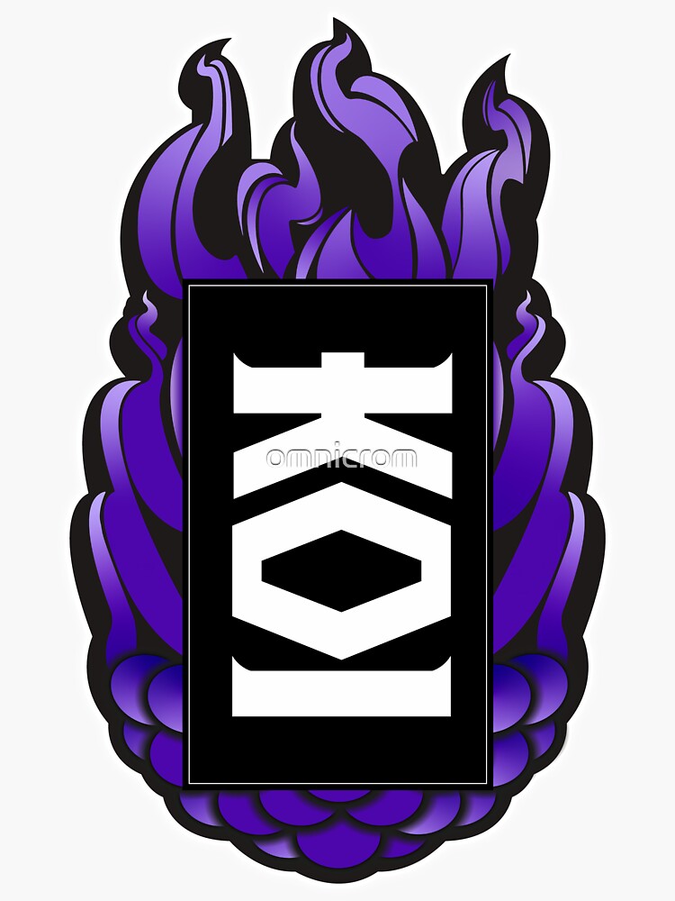 "Koi logo" Sticker by omnicrom | Redbubble