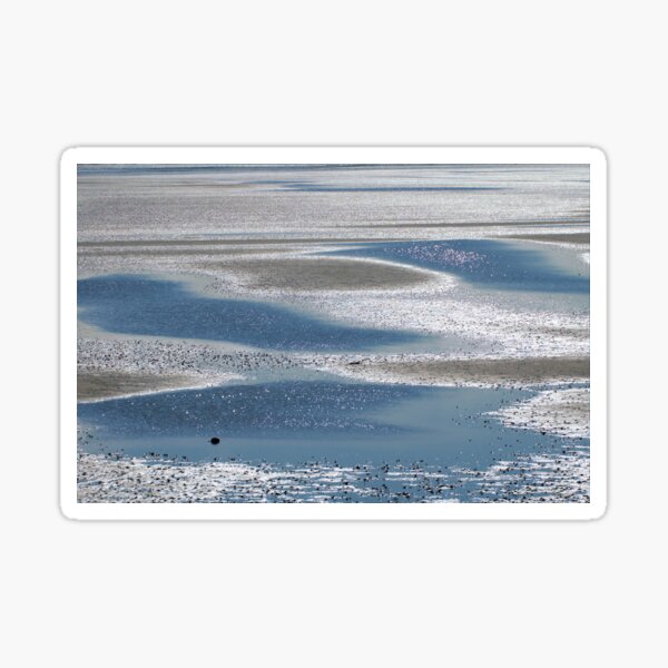 "Low tide puddles" Sticker for Sale by sandymayasphoto | Redbubble