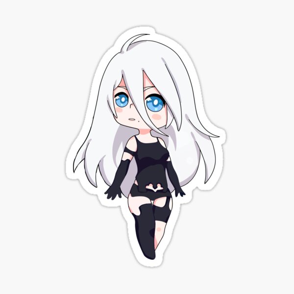 "Nier Automata A2" Sticker for Sale by Greyo101 | Redbubble
