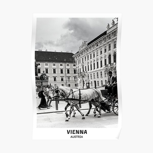 "Vienna City Austria Dorm Room Essentials Minimalist Poster Design ...