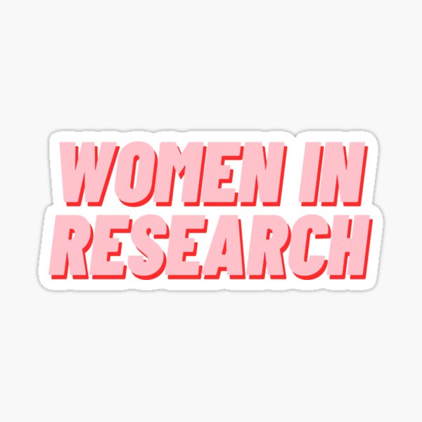 "Women in Research" Sticker for Sale by polishalpaca | Redbubble