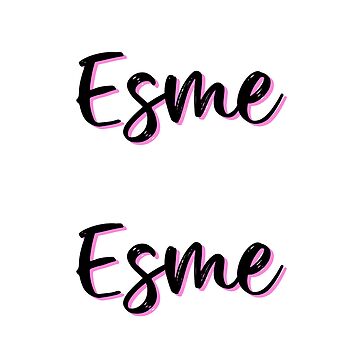 "Esme" Sticker for Sale by A-Personalised | Redbubble