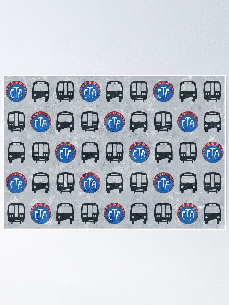 "Art Nouveau CTA Logo" Poster for Sale by Enzwell | Redbubble