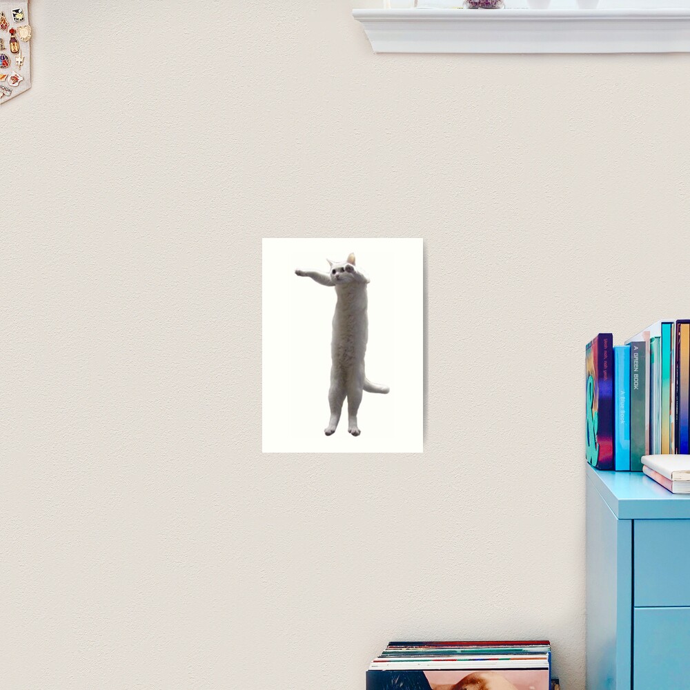 "Long Cat Meme" Art Print by lolhammer | Redbubble