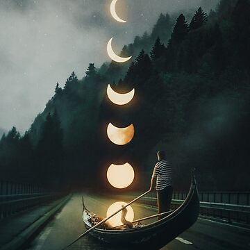 "Moon Ride" Sticker for Sale by buko | Redbubble