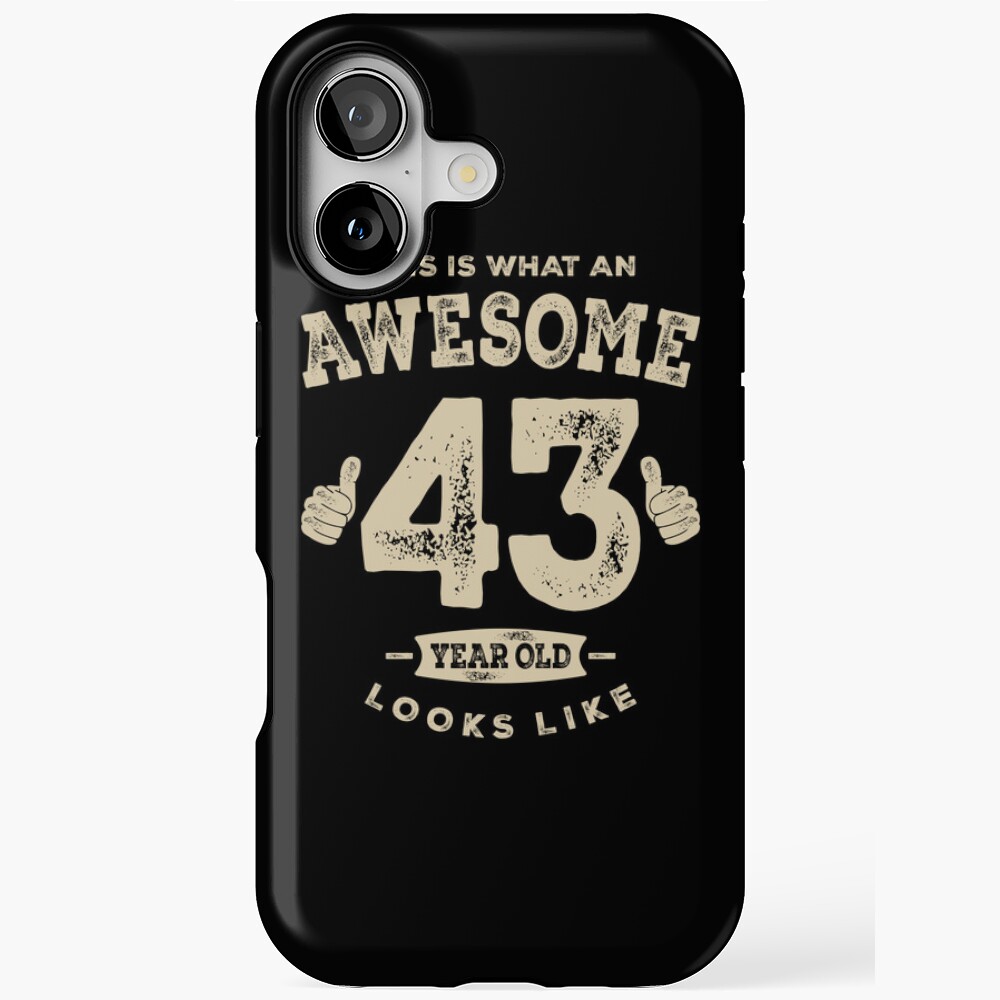 "Funny 43rd Birthday Age 43 Years Old " Poster for Sale by cidolopez ...