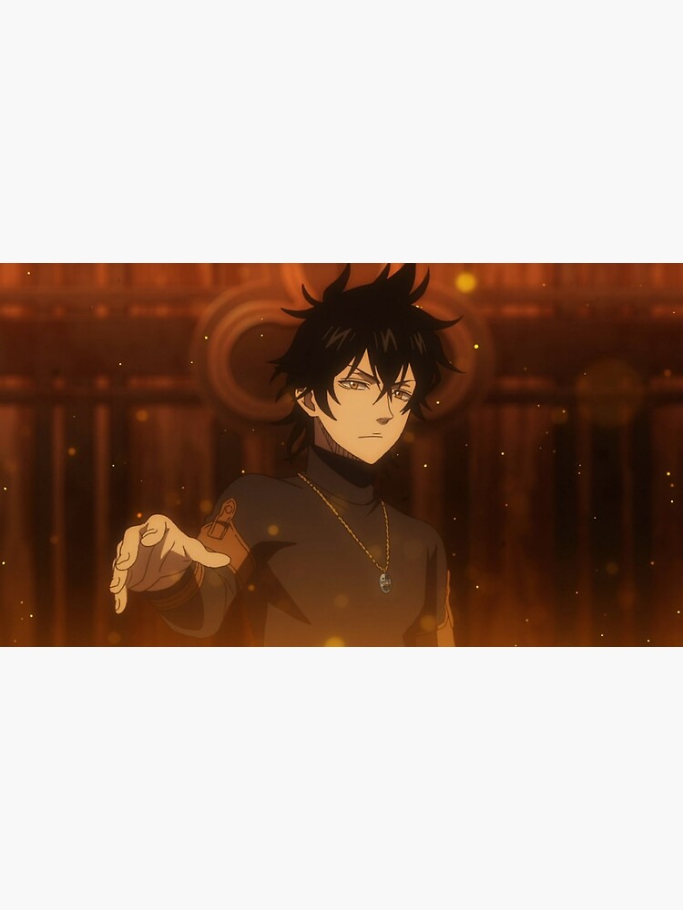 Lámina fotográfica «Diseño del animado del trébol negro Yuno Magic ...