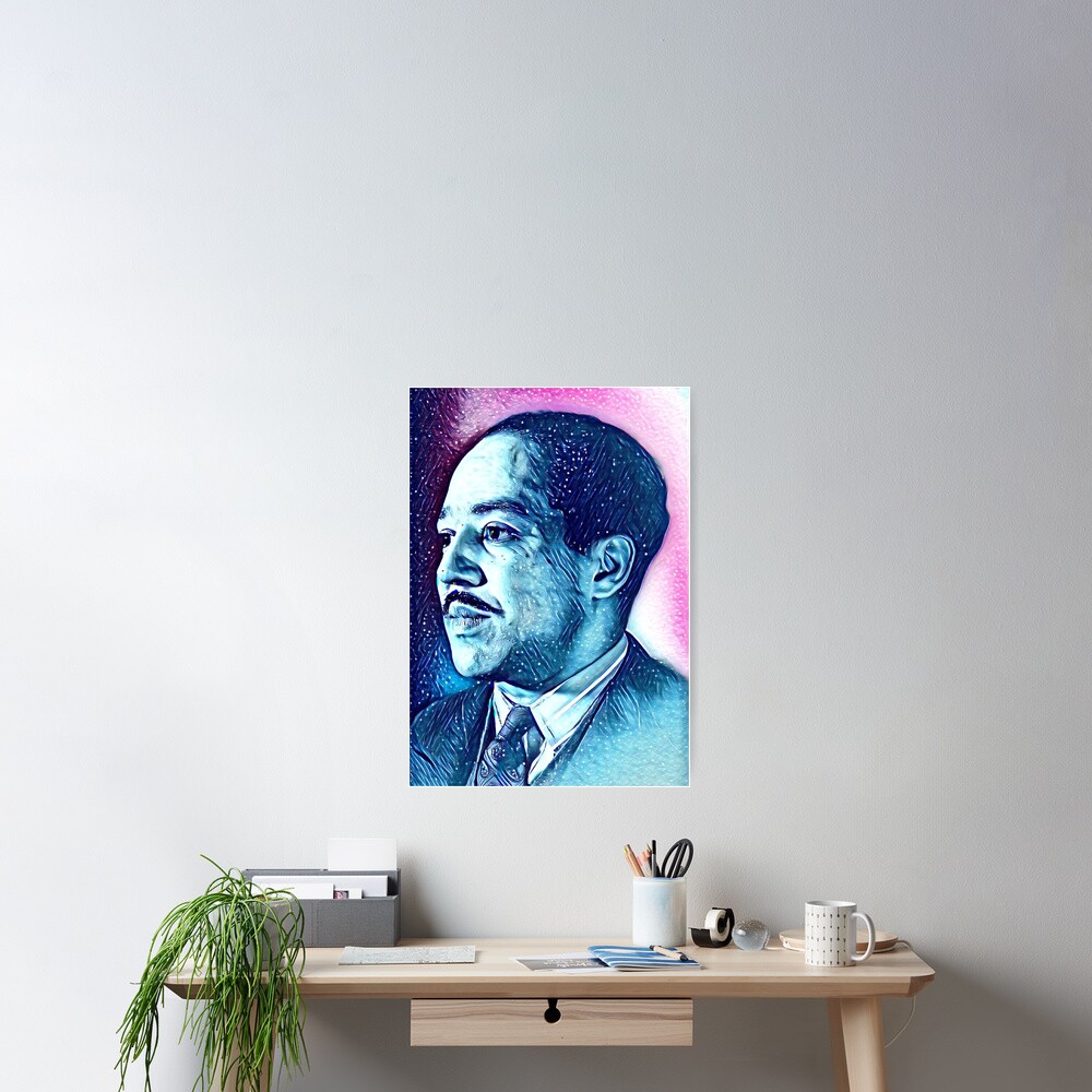 Póster «Obra de Langston Hughes | Retrato de Langston Hughes | Langston ...