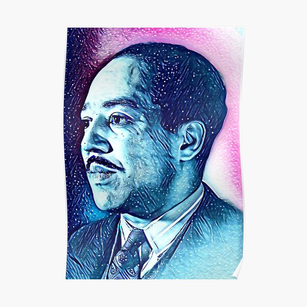 Póster «Obra de Langston Hughes | Retrato de Langston Hughes | Langston ...
