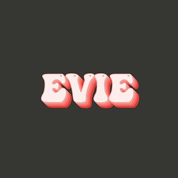 "Evie - Name" Art Board Print for Sale by kindxinn | Redbubble