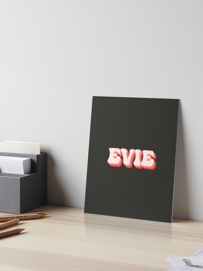"Evie - Name" Art Board Print for Sale by kindxinn | Redbubble