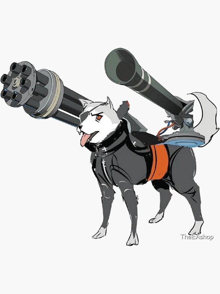 "P4A Koromaru Concept Art" Sticker for Sale by TheEAshop | Redbubble