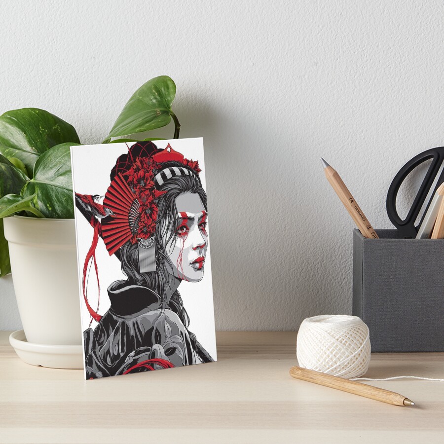"Female Samurai" Art Board Print for Sale by AlexFilipe | Redbubble