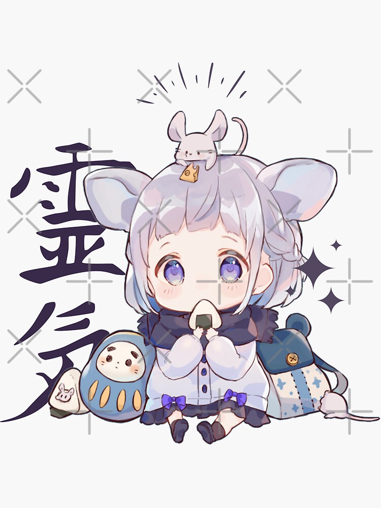"Chibi Mouse Girl Kawaii" Sticker for Sale by coltian | Redbubble