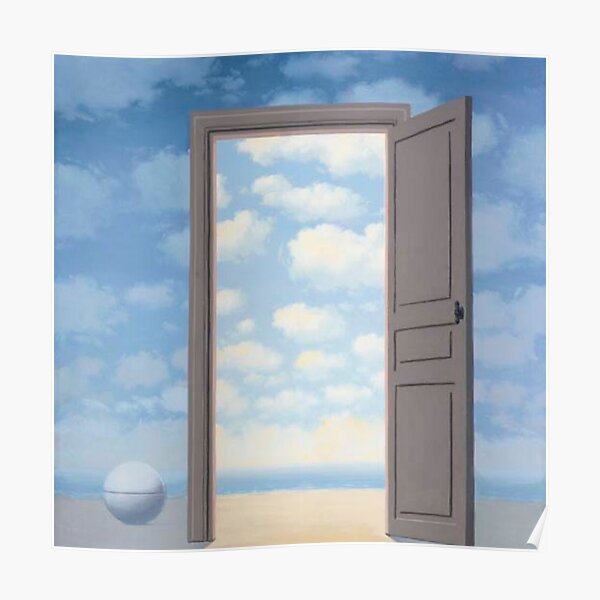 "The improvement by René Magritte (1898-1967)" Poster for Sale by Qrea ...