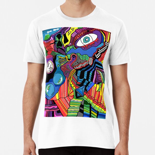 "LSD drawing " T-shirt for Sale by Satire | Redbubble | lsd t-shirts ...
