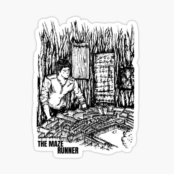 "The Maze Runner" Sticker for Sale by Just-NoUsername | Redbubble