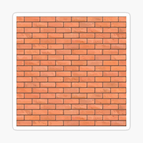 "Traditional brick texture" Sticker for Sale by professorguru | Redbubble