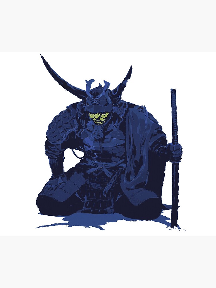 "Blue Samurai" Poster by AlexFilipe | Redbubble