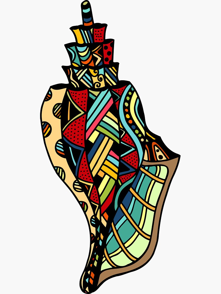 "Left-handed spiral art" Sticker for Sale by ImeshArtworks | Redbubble