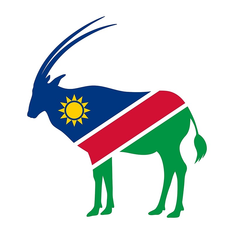 "Flag Oryx of Namibia" by fourretout | Redbubble