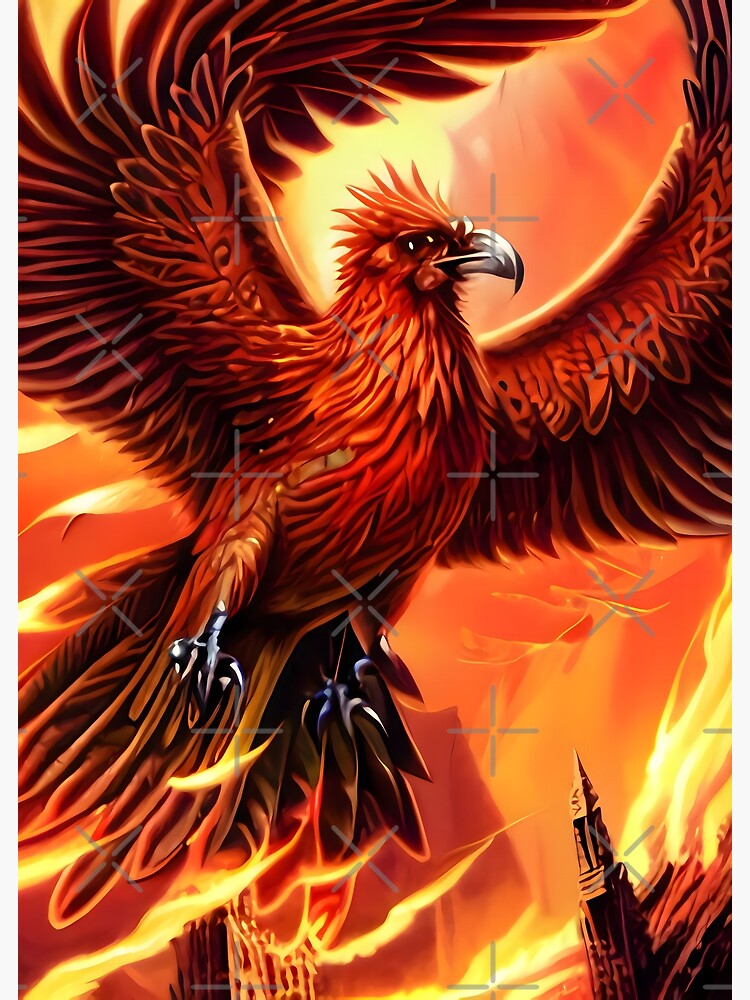 "Reborn in Flames" Poster for Sale by Teebuya | Redbubble