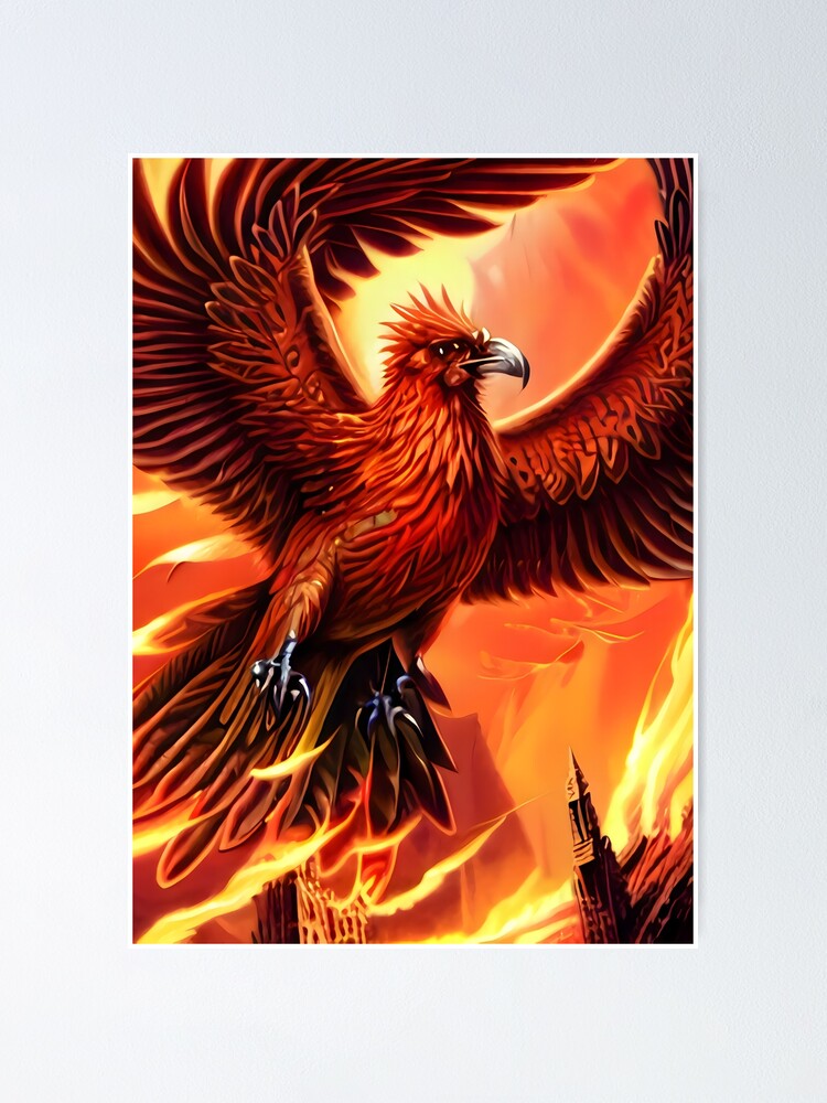 "Reborn in Flames" Poster for Sale by Teebuya | Redbubble
