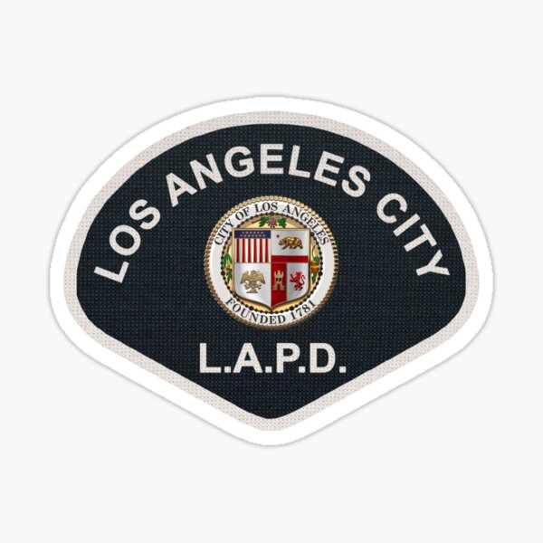 "LOS ANGELES CITY LAPD PATCH " Sticker for Sale by Chief82 | Redbubble