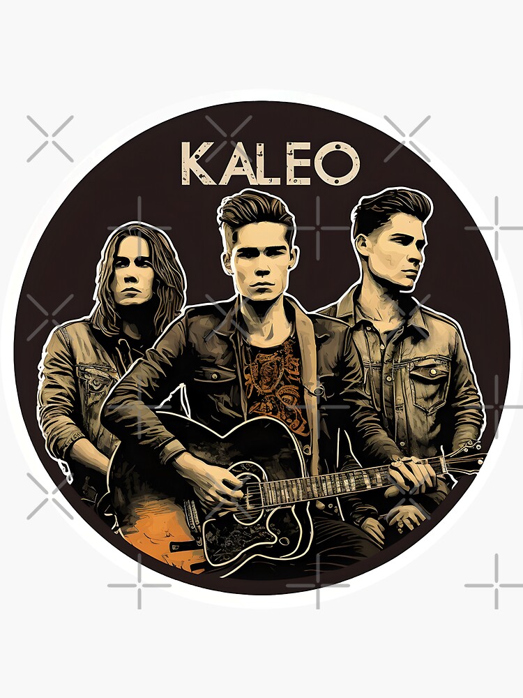 "Kaleo RockBand Rock Band Inspired Sticker" Sticker for Sale by ...
