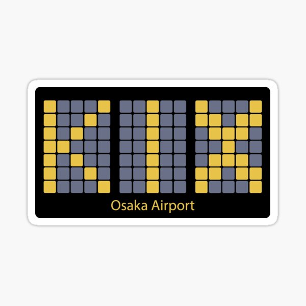 "KIX for Osaka" Sticker for Sale by kamui1989 | Redbubble