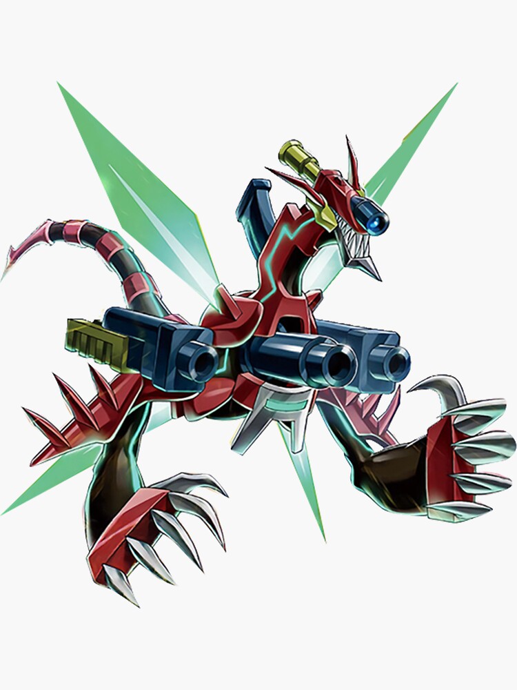 "triple burst dragon" Sticker for Sale by Yusei-Fudo | Redbubble