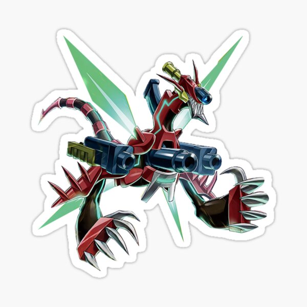 "triple burst dragon" Sticker for Sale by Yusei-Fudo | Redbubble