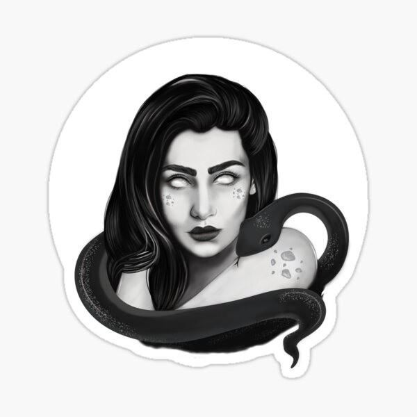 "Woman of Envy" Sticker for Sale by Geraart | Redbubble