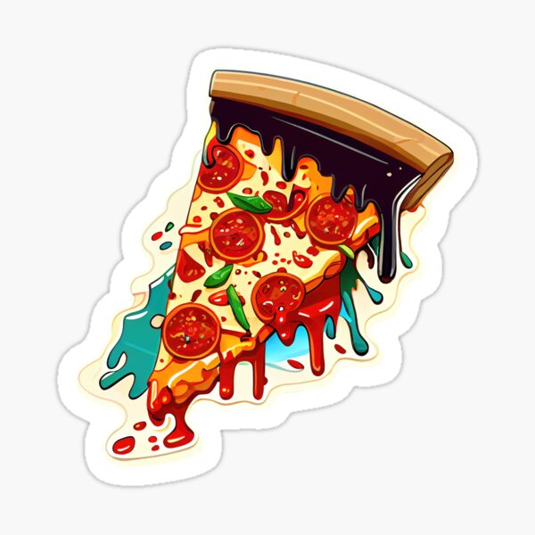 "Pizza Italian" Sticker for Sale by FokasuArt | Redbubble