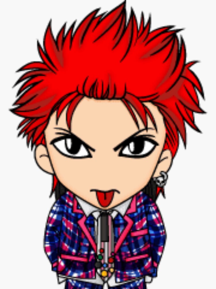"Hide - X Japan" Sticker for Sale by freeflouss | Redbubble