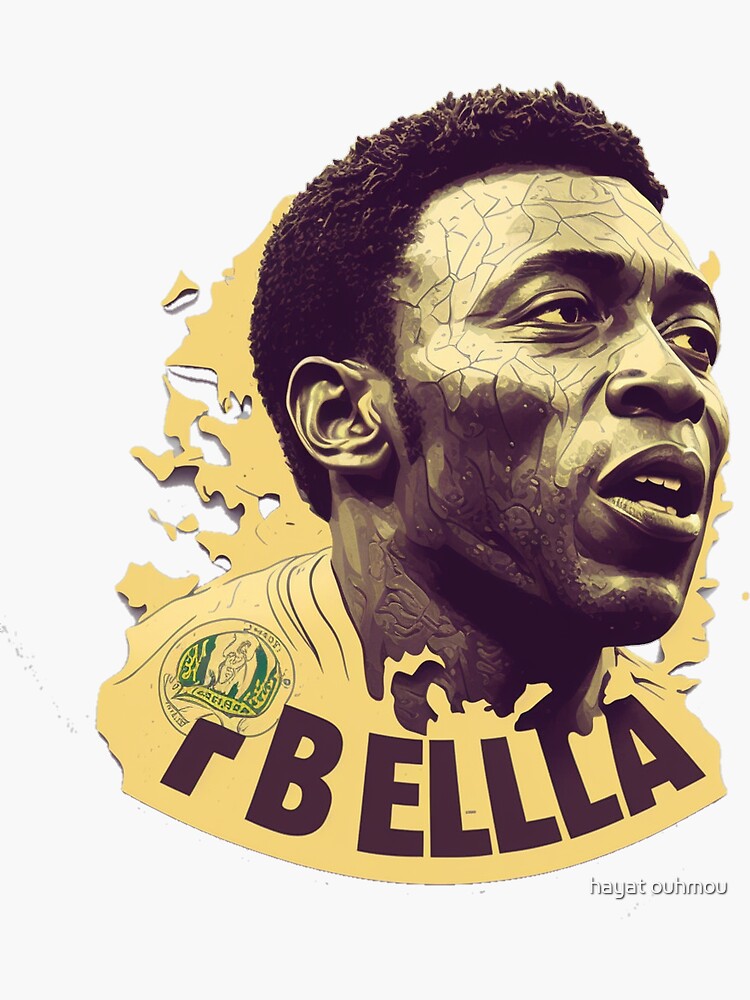 "Pele" Sticker for Sale by hayatshop1 | Redbubble