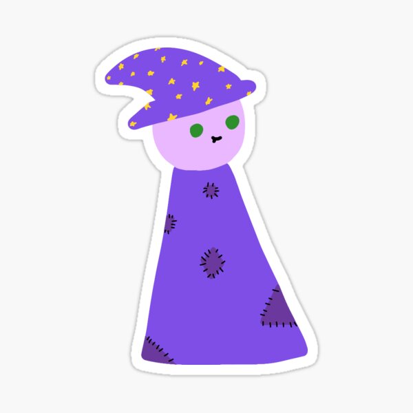 "Tiny Wizard " Sticker for Sale by Voids-Creatures | Redbubble