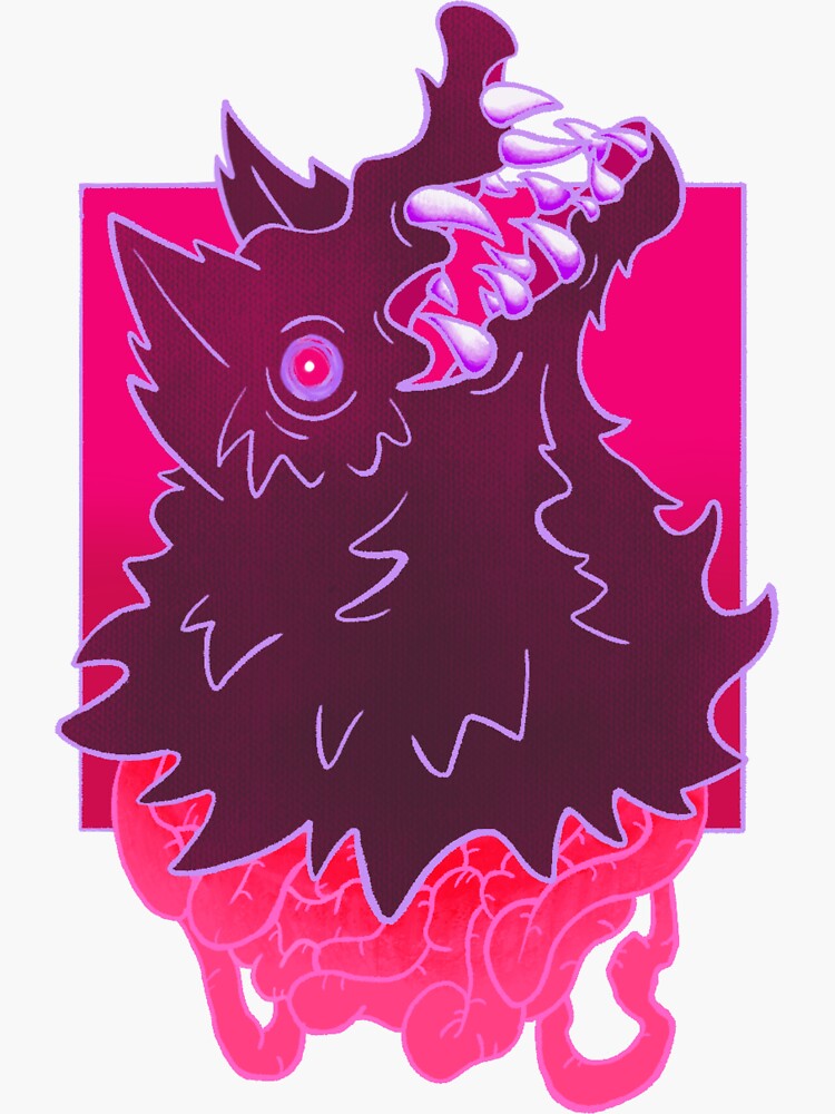 "Gore wolf" Sticker for Sale by Minus18 | Redbubble