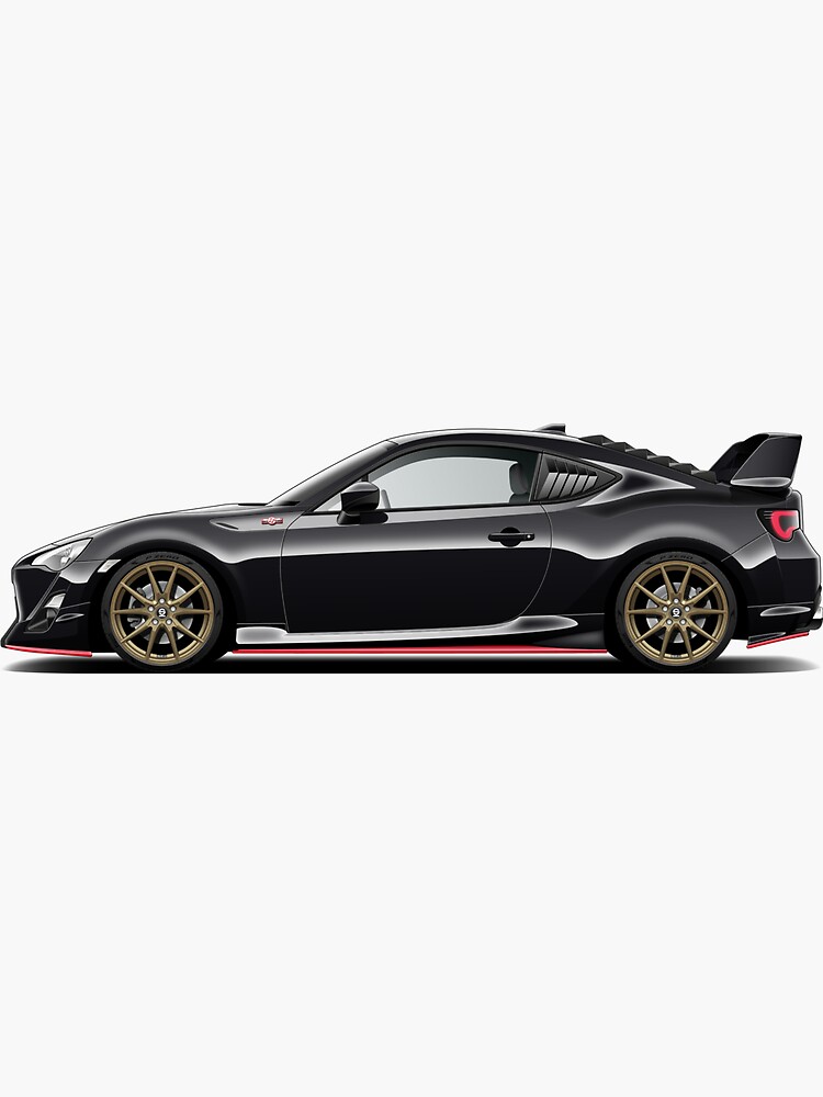 "GT86" Sticker for Sale by VinnyArtworks | Redbubble