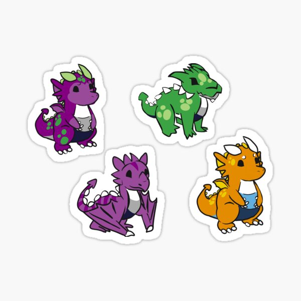 "Aro/ace dragon" Sticker for Sale by strawbebehmod | Redbubble